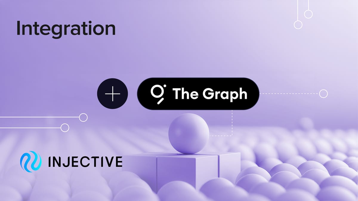 Injective Integrates The Graph to Bring Open Data to Builders Globally Injective Integrates The Graph to Bring Open Data to Builders Globally